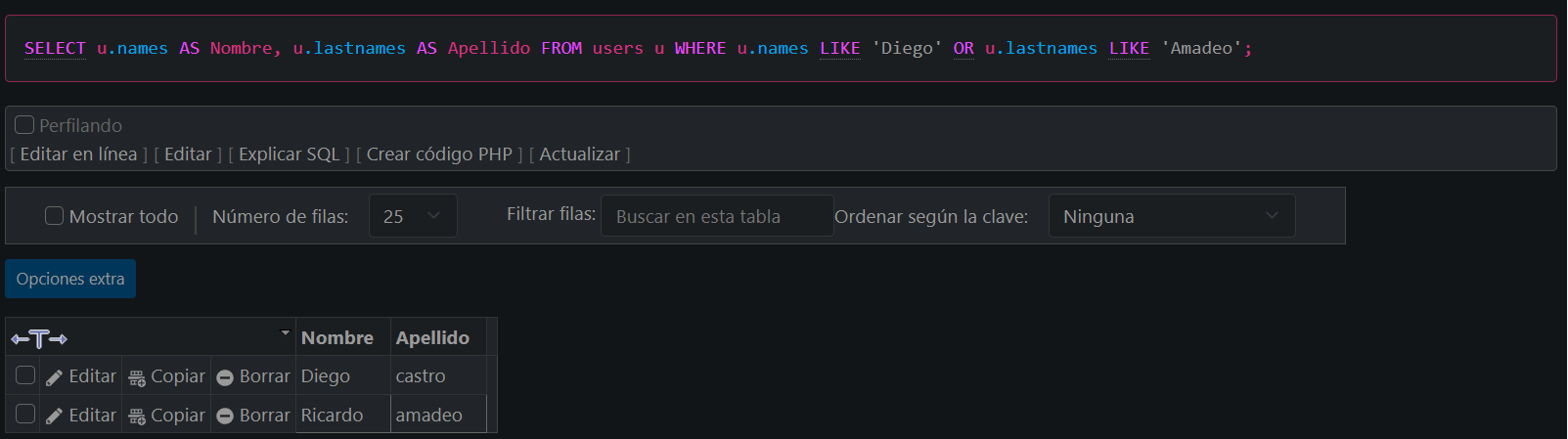 Ejercicios SQL